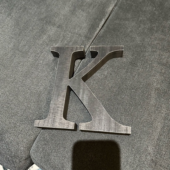 Wall Decor | Wood Letter K Decor | Poshmark